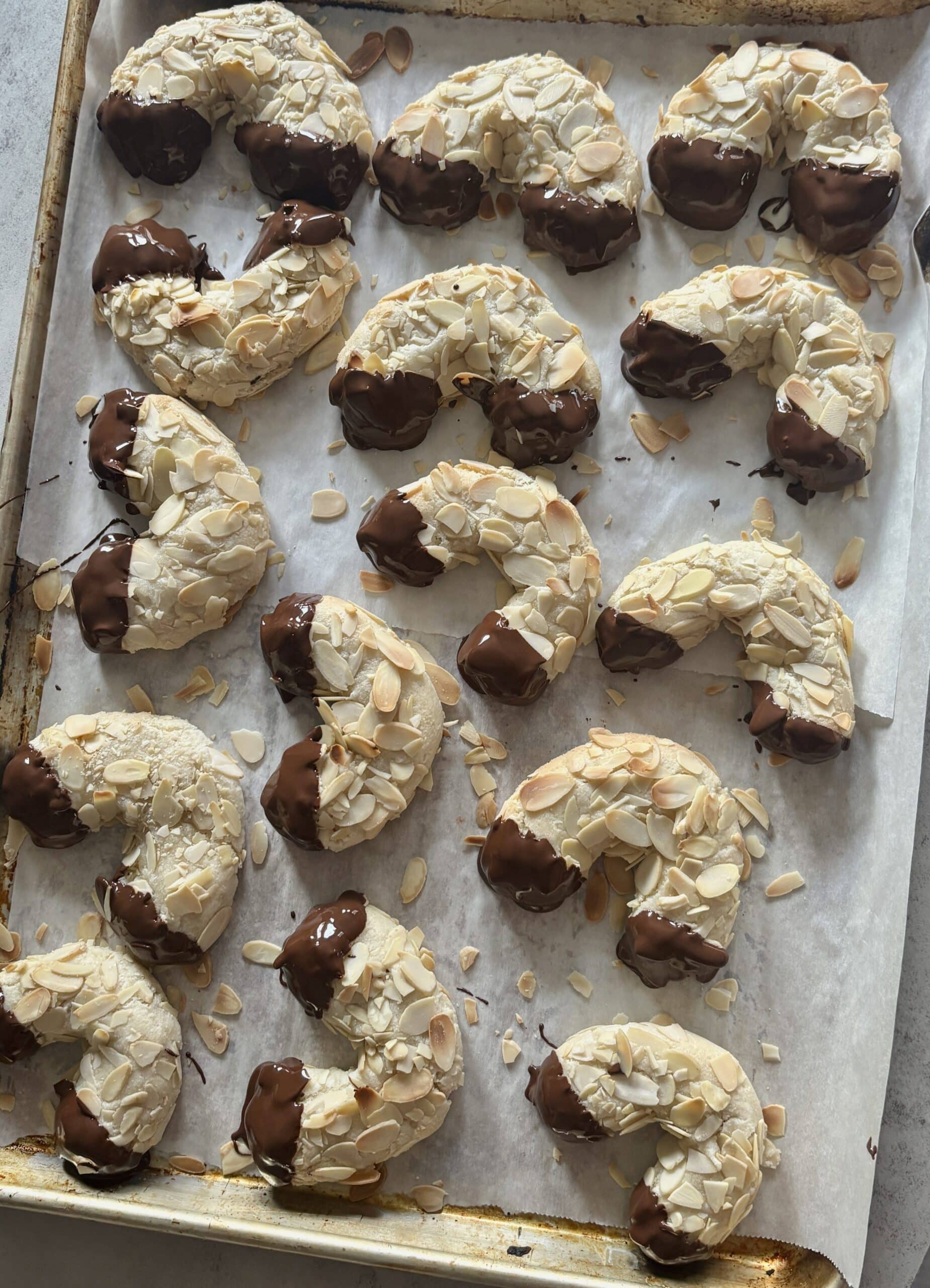 Almond Horn Recipe | German Almond Cookies (Mandelhörnchen)